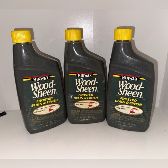 Minwax | Other | 3x Minwax Wood Sheen Rubbing Oil Stain And Finish Dove ...
